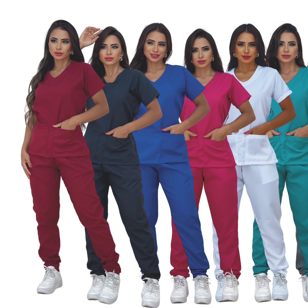 Pijama Cirurgico Scrub Roupa Privativa Hospitalar - Unissex | Shopee Brasil