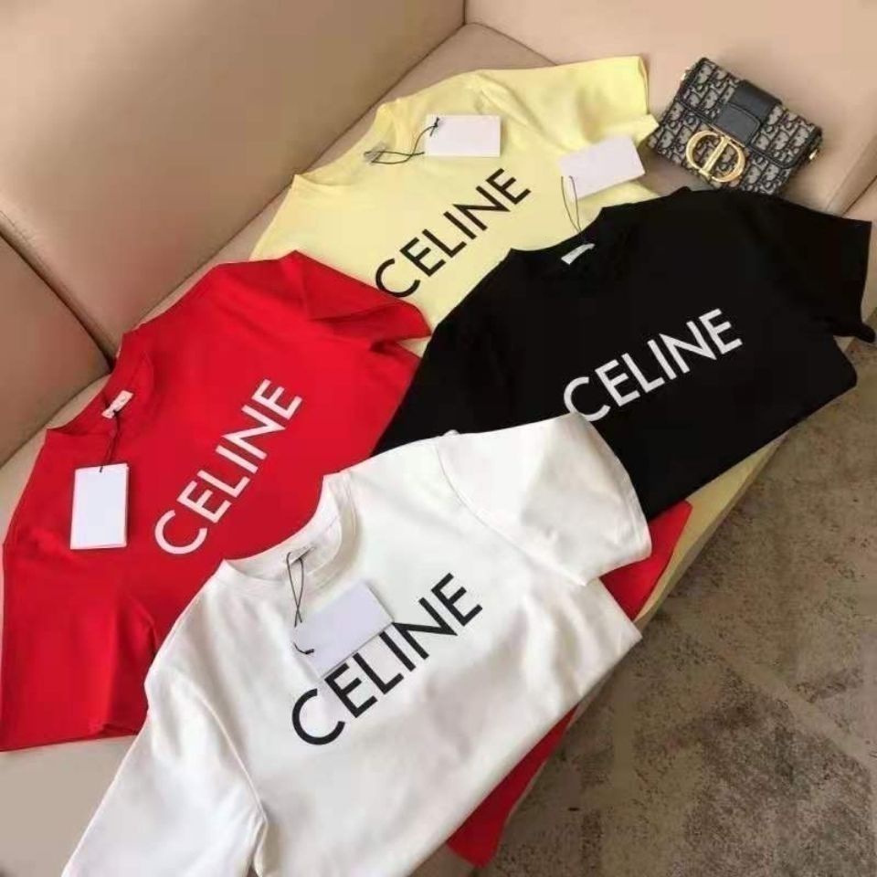 Celine nova marca de moda T-shirt estrela com a mesma clássica ...