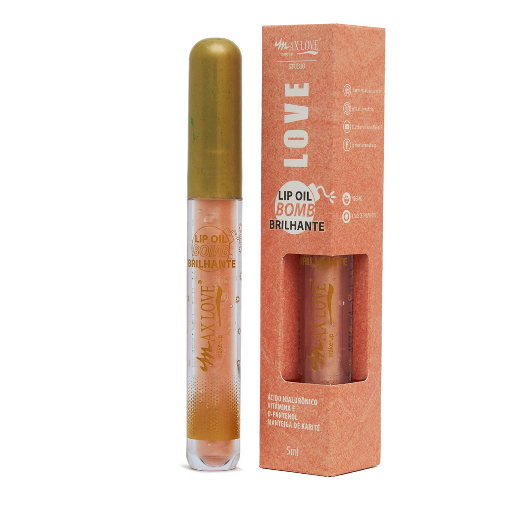 Gloss Lip Oil Bomb Brilhante Cor 57 Max Love 5ml | Shopee Brasil