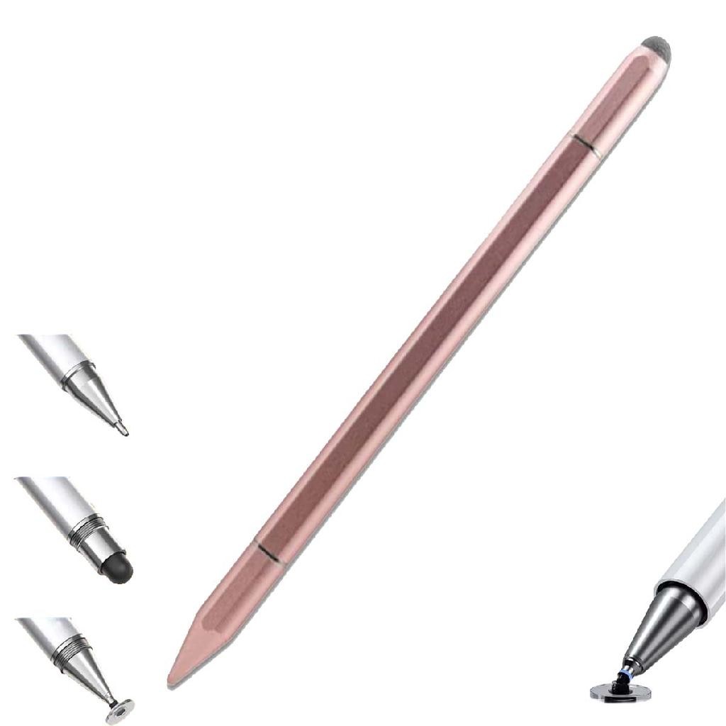 Caneta Touch Stylus 3x1 Ponta Fina Celular iPad Tablet Rosa | Shopee Brasil
