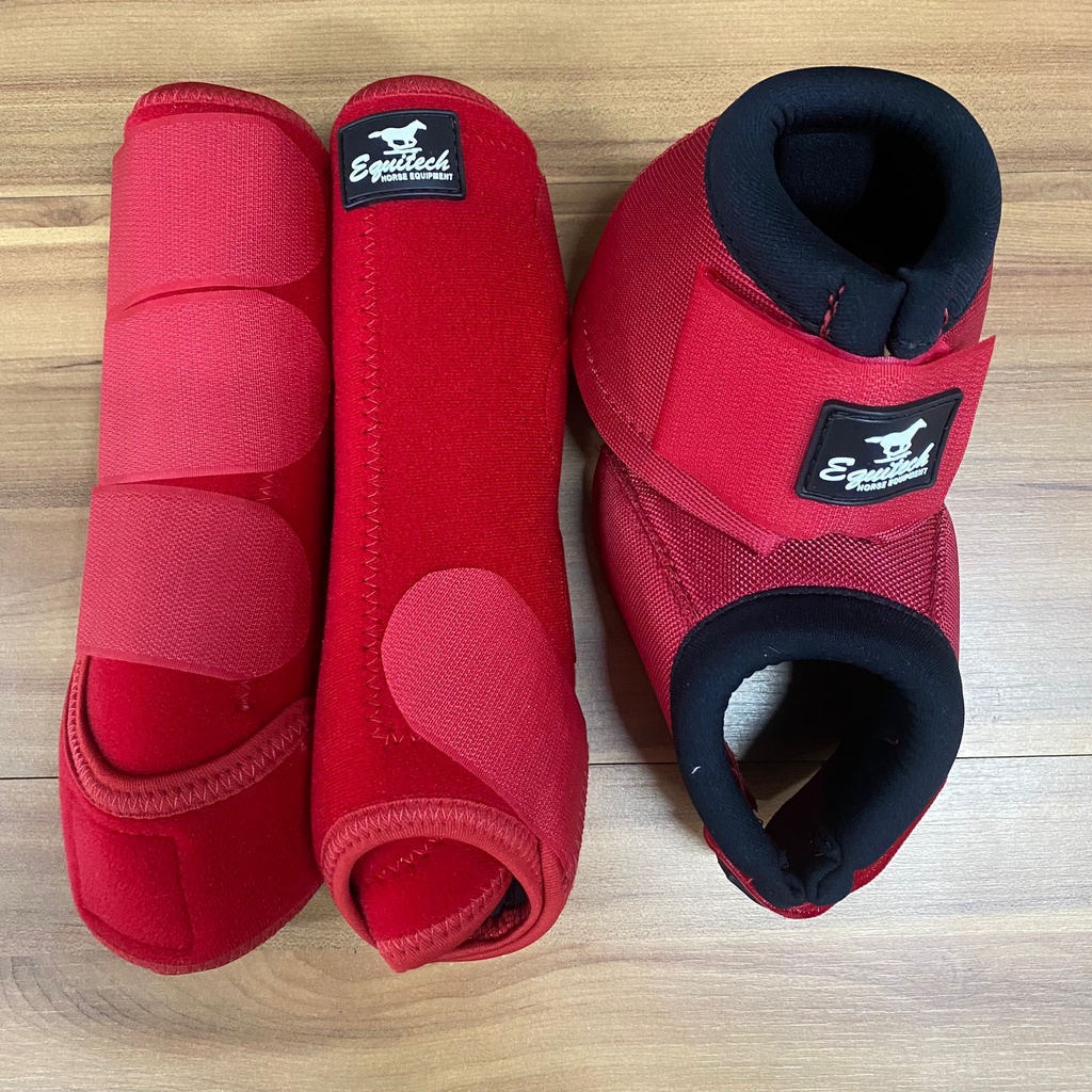 KIT EQUITECH PREMIUM DIANTEIRO E CLOCHE VERMELHO | Shopee Brasil