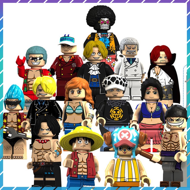 Conjunto de brinquedos de brinquedo Lego Toy Doll / Luffy / Chopper ...