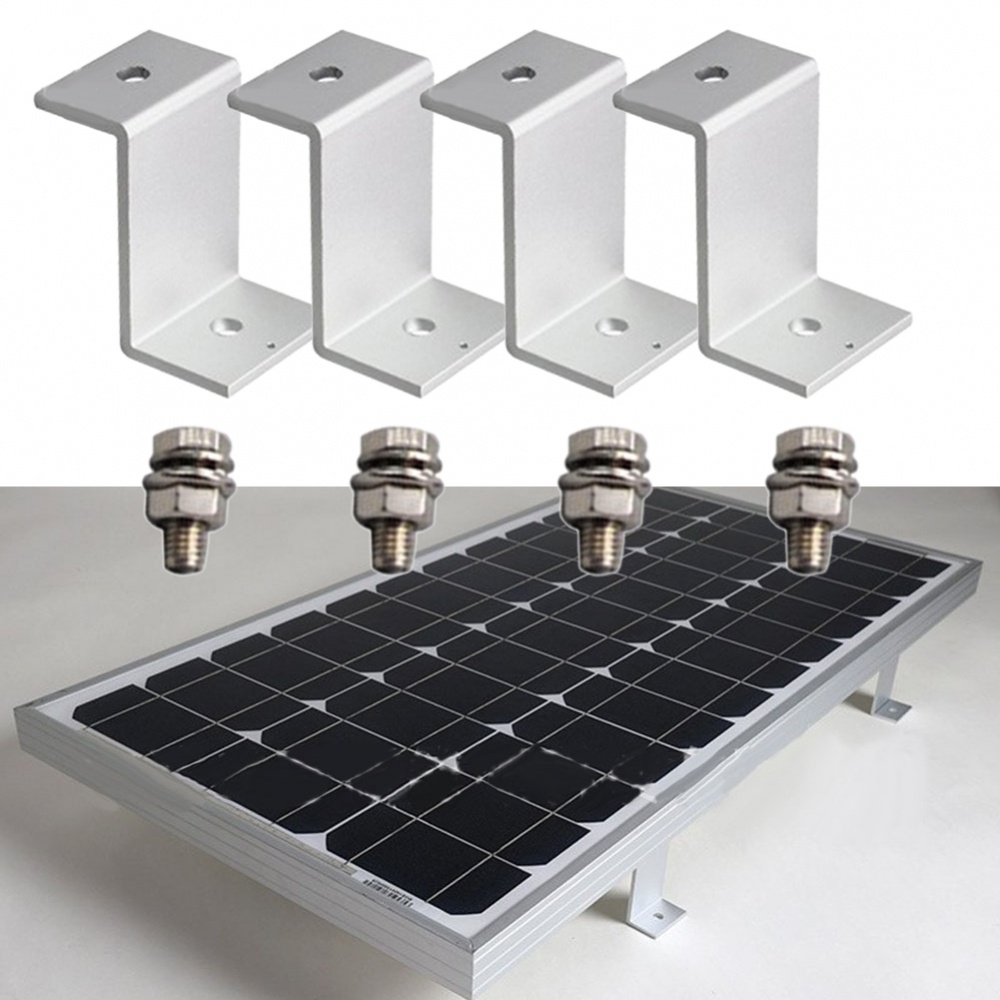 Suporte De Montagem Do Módulo Solar Profissional Fixação Segura Com ...