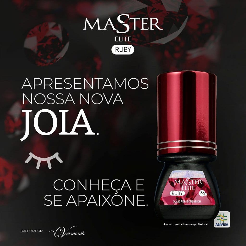 Cola Master Elite Ruby 3g | Shopee Brasil