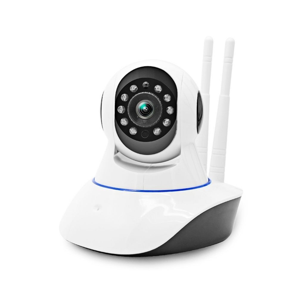 Câmera de Monitoramento Babá Eletrônica Com Antena Wifi Ethernet Sensor ...