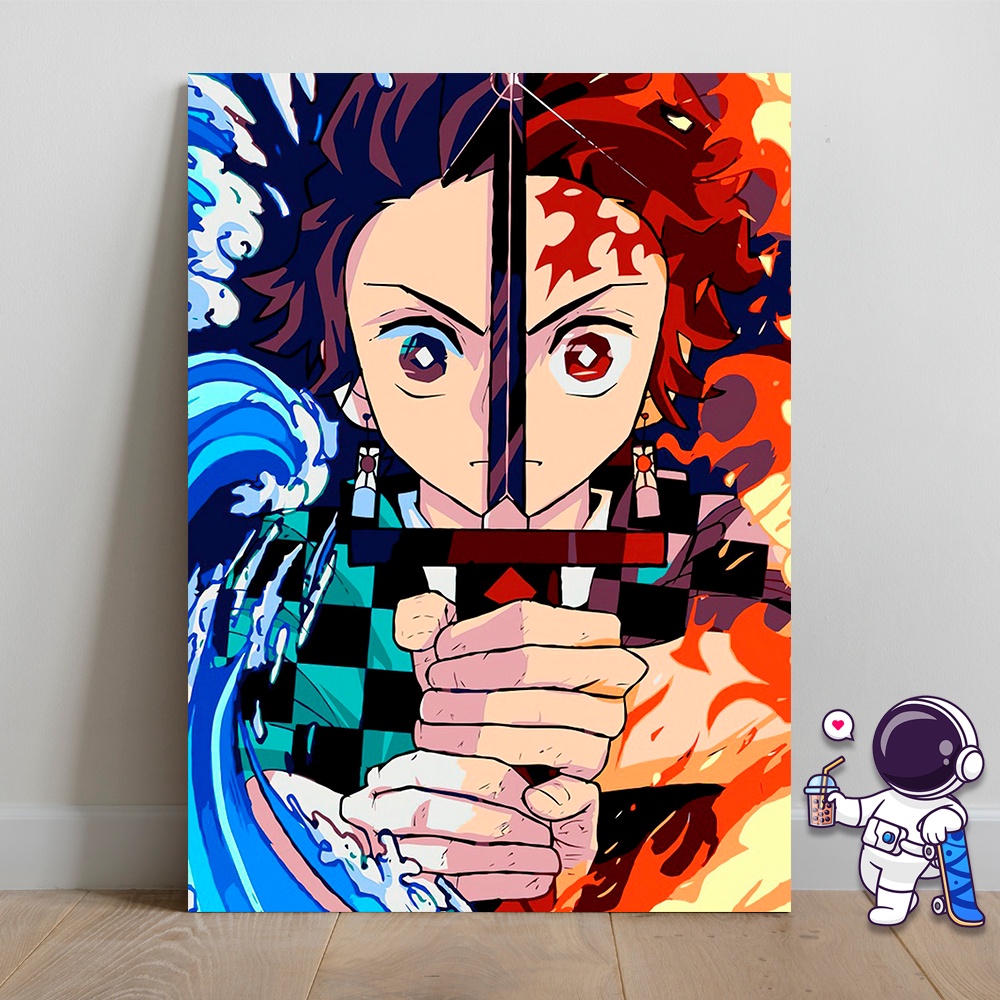 Kimetsu no Yaiba - Demon Slayer Quadro Placa Decoração 20x28cm | Shopee ...