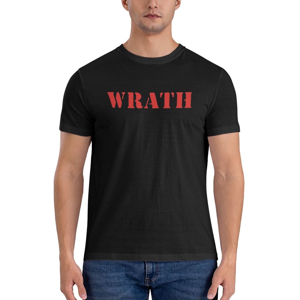 Camiseta Wrath Logotipo Diy Mans Fashion Impresso | Shopee Brasil
