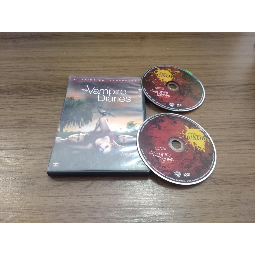 BOX DVD THE VAMPIRE DIARIES - PRIMEIRA TEMPORADA - ORIGINAL | Shopee Brasil