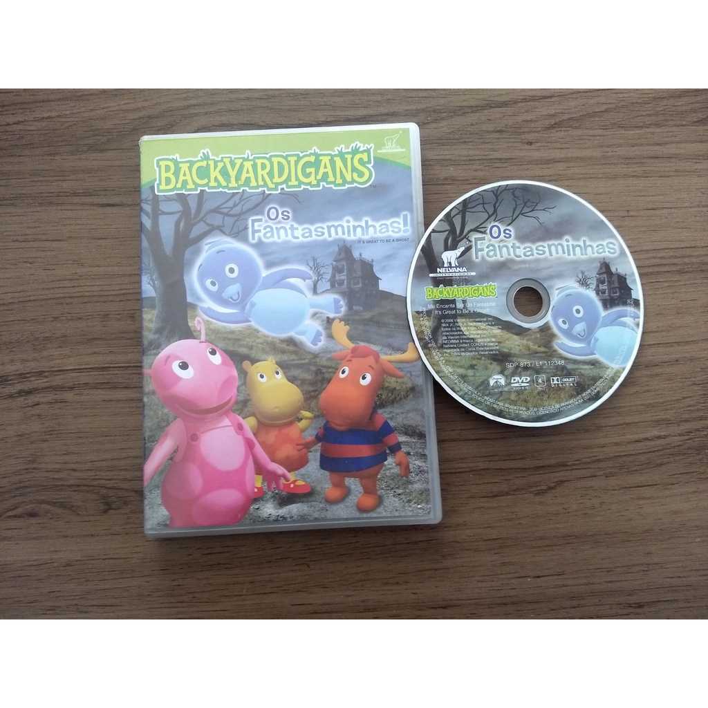 DVD BACKYARDIGANS - OS FANTASMINHAS - ORIGINAL | Shopee Brasil