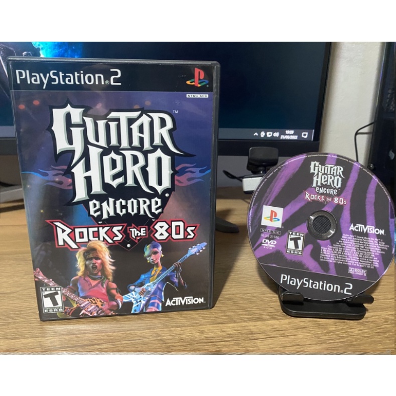 Guitar Hero Encore Rocks the 80s para PS2 | Shopee Brasil