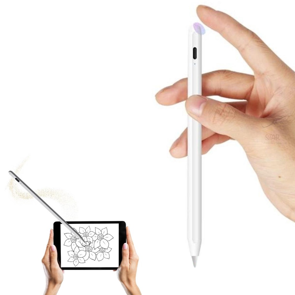 Caneta Touch Com Toque Sensível Stylus Para Tablet Xiaomi Redmi Pad SE ...