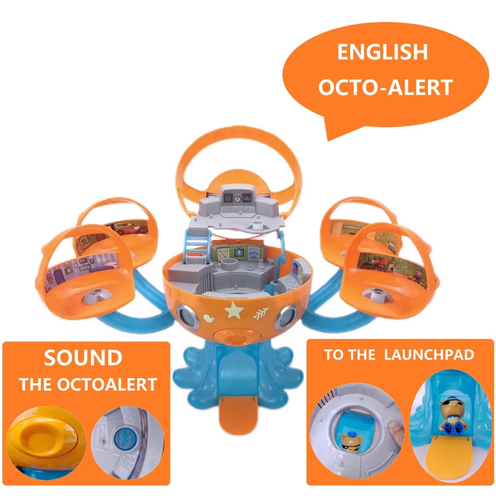 Octonautas Octopod Playset Action Figure Dollhouse Pretend Toys Inglês ...