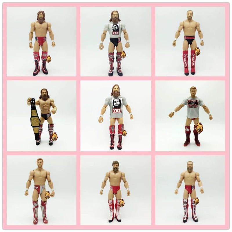Mattel WWE Arena Wrestler figura de ação Super Móvel Daniel Bryan Doll ...