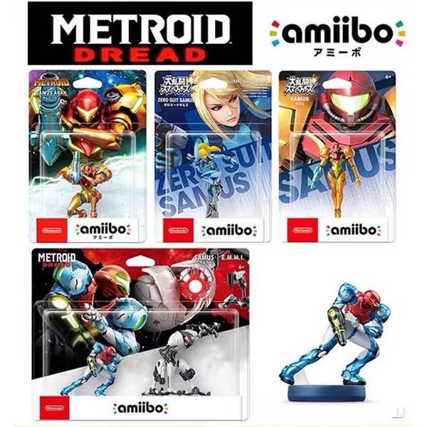 Original Nintendo Switch Metroid Dread Samus Aran Amiibo Novo - Faz a Boa!
