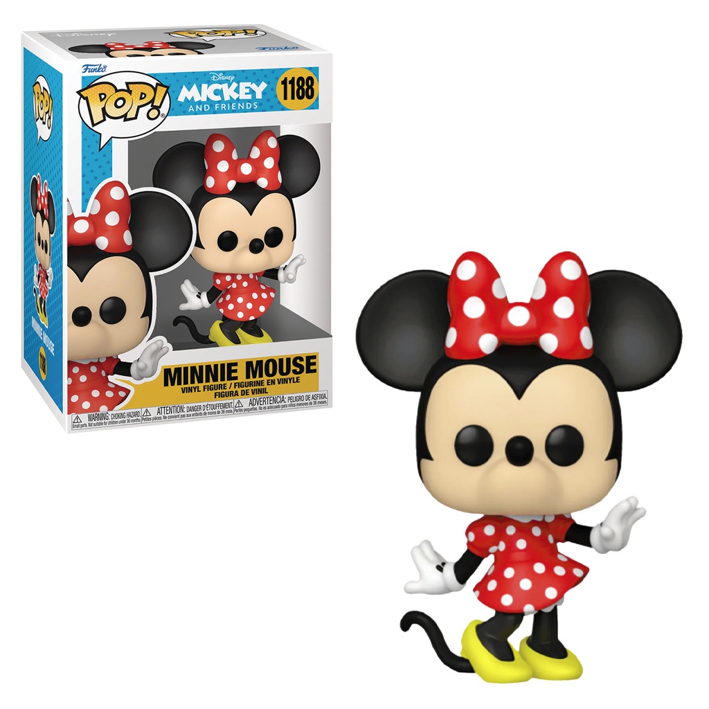 Boneco Funko Disney Mickey And Friends Minnie Mouse 1188 Funko Pop | Shopee Brasil