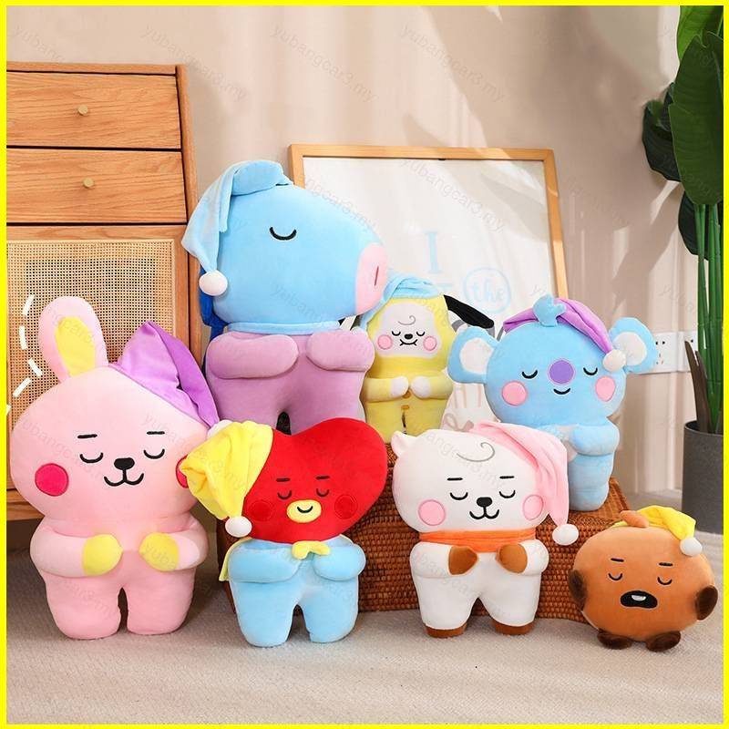 Novo 50cm Desenho Animado BT21 Bonecos De Pelúcia Para Meninas Dormindo ...