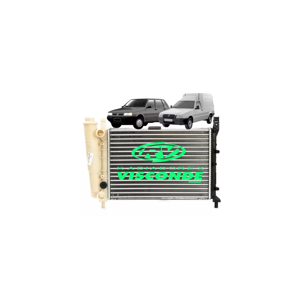 Radiador Visconde Elba Uno Premio Fiorino 1.0 1.5 1.6 85 87 89 91 93 95 ...