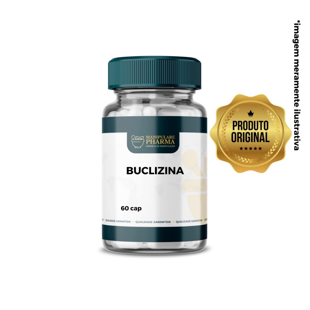 Buclizina 25mg - 60 caps | Shopee Brasil