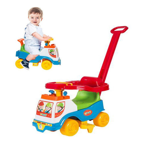 Totoka Plus Menino Triciclo Infantil Bebe C/ Empurrador Azul | Shopee ...