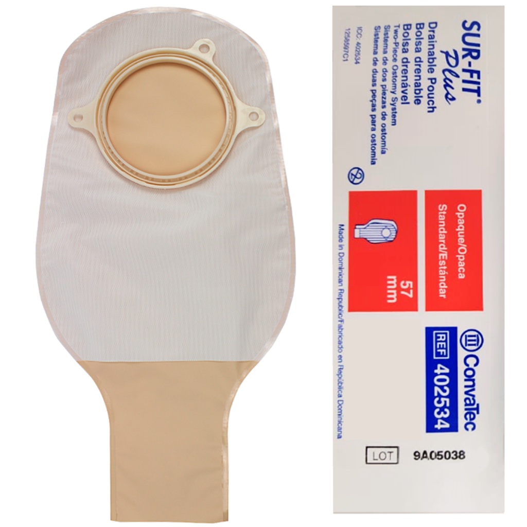 Bolsa Colostomia Sur-fit Plus Opaca 57mm Convatec 5 Unidades | Shopee ...