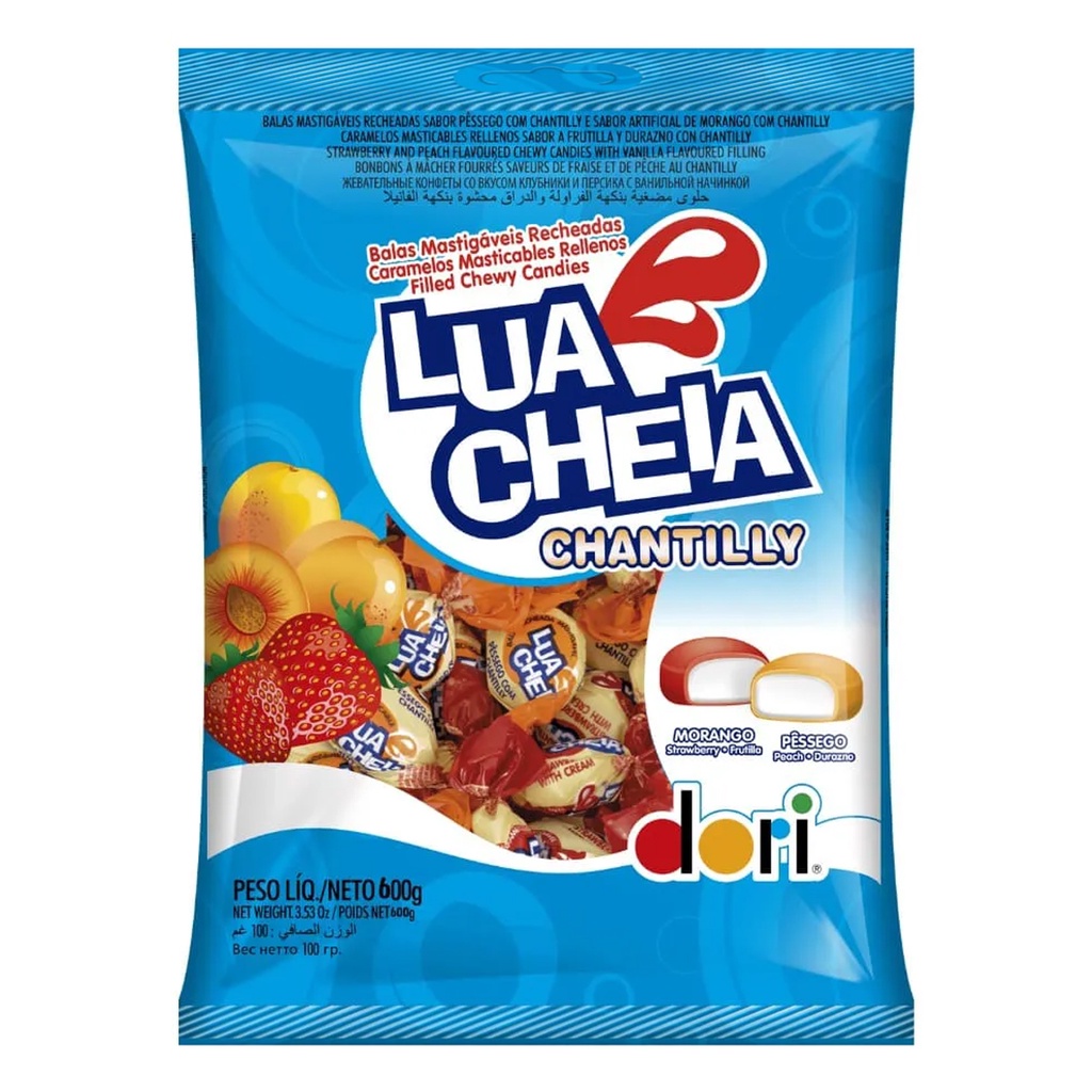 Bala Lua Cheia Chantilly Dori 600g | Shopee Brasil