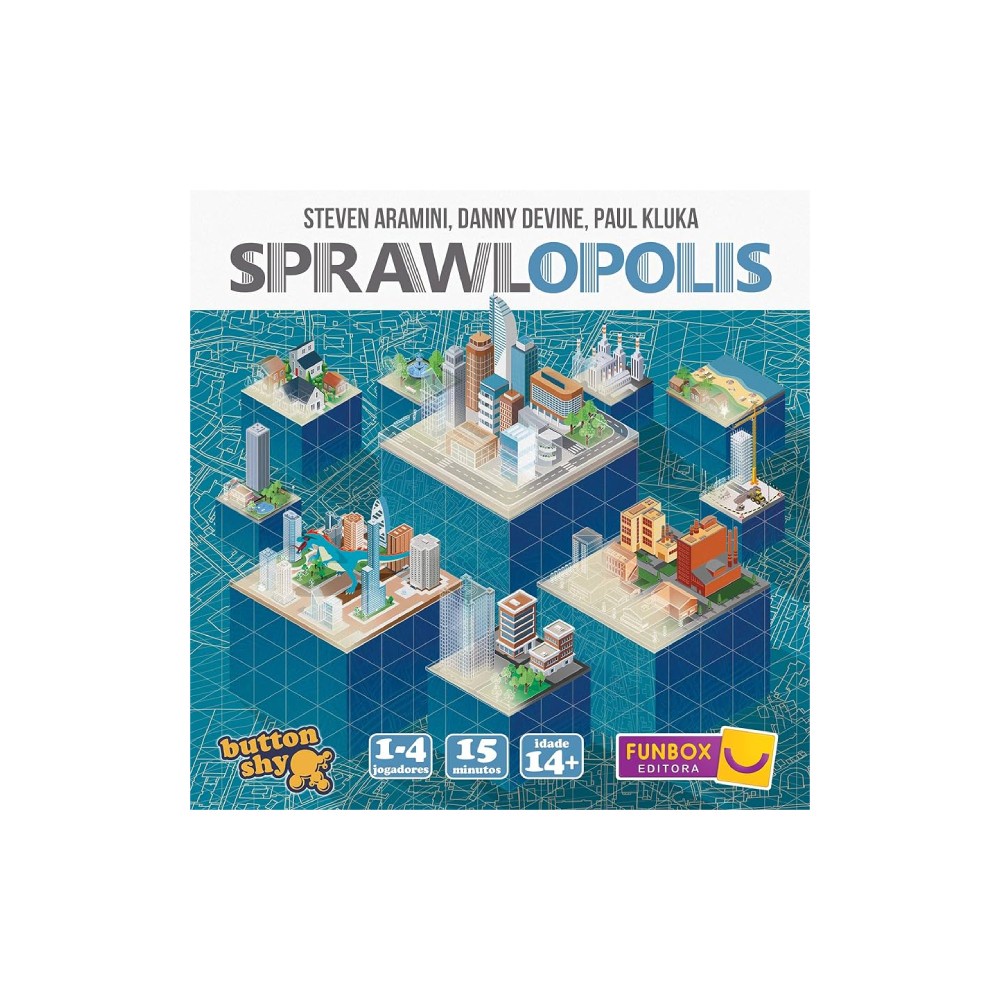 Sprawlopolis Jogo de Cartas Funbox Editora Sem Carteira | Shopee Brasil
