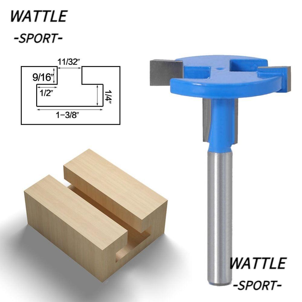 WATTLE Bits De Roteador , Fresa De Metal Duro De 6mm/6,35mm , Broca ...