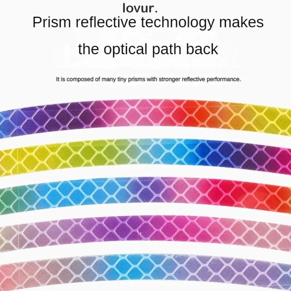 LOVUR 60PCS Autocolante Refletivo Para Carros , Decalques De Aviso ...