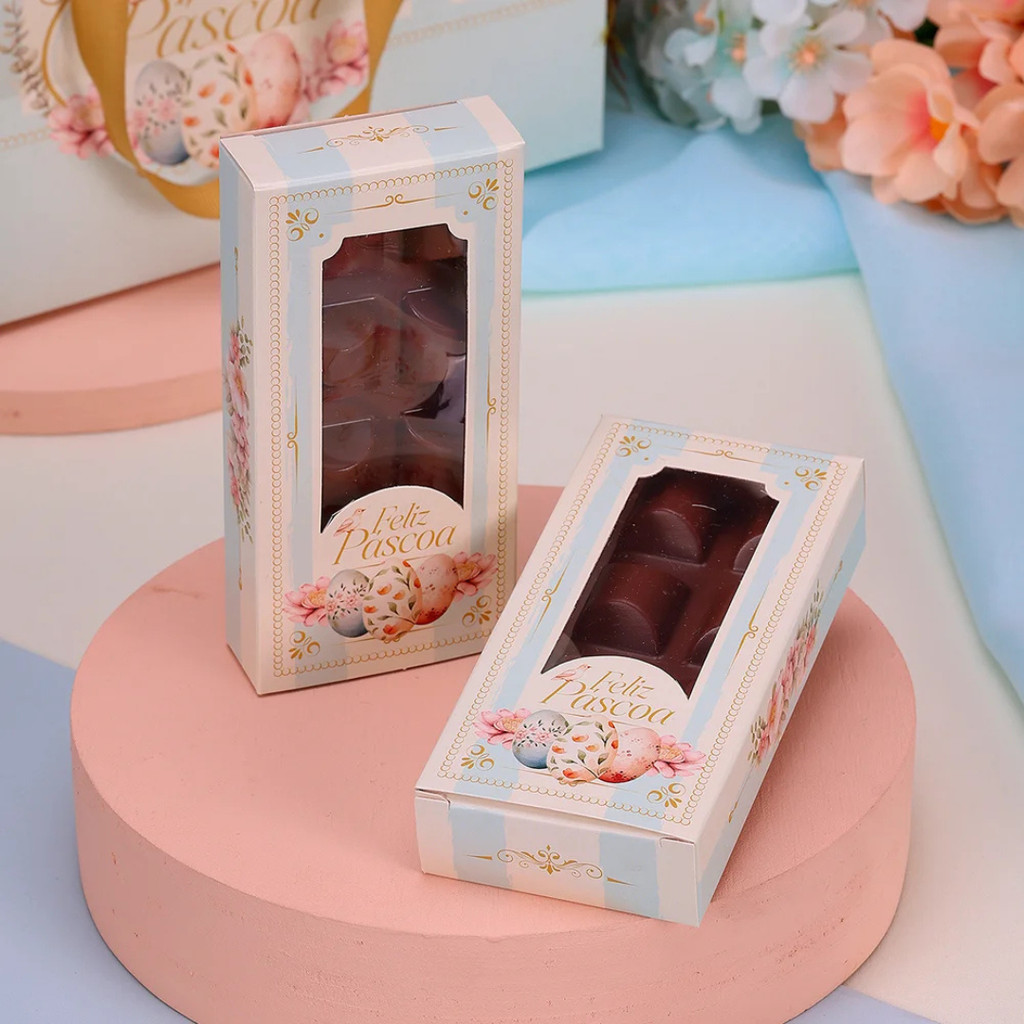 10 CAIXA PARA BARRA 150G COM VISOR SUBLIME 4699 ( PASCOA JANGO 2025 ...