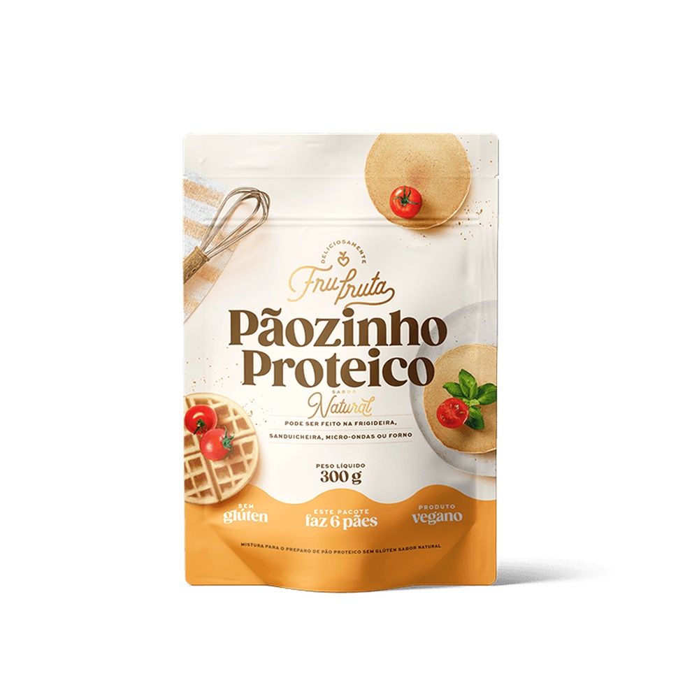 Pãozinho Proteico Frufruta Natural Sem Glúten Vitao 300g | Shopee Brasil