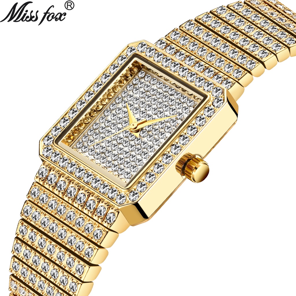 Miss FOX Ladies Relógio Relógio Diamante de Luxo Relógio Coreano ...