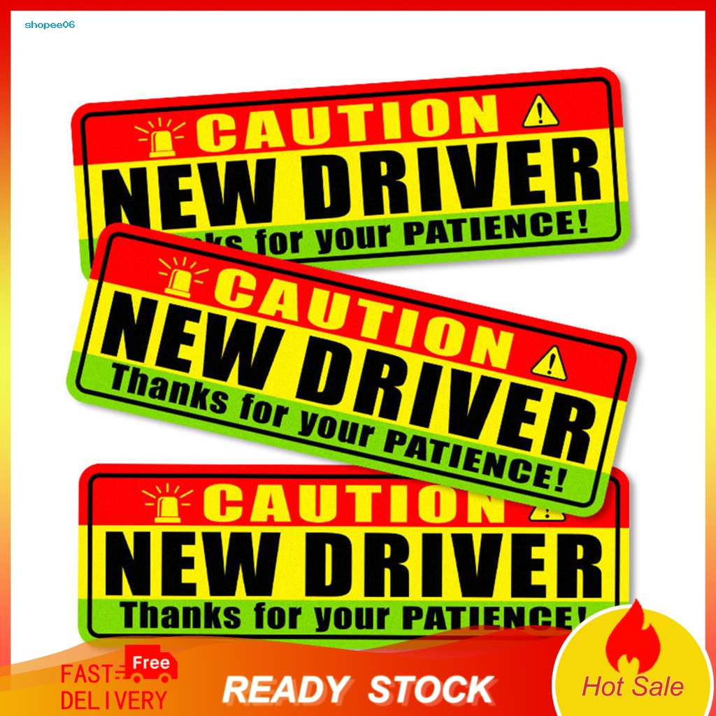 Strong Adhesive Decals Perforated Safety Stickers 5pcs Reflective ...