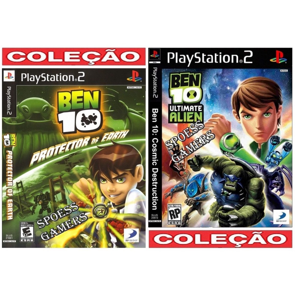 Jogo Ben 10 Protector Of Earth E Ultimate Alien Ps2 Patch Me | Shopee ...