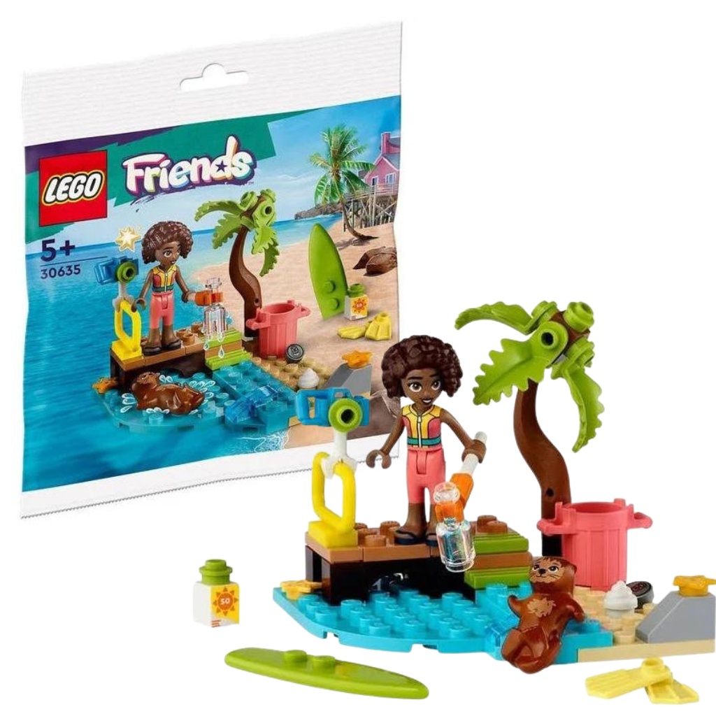 Brinquedo Lego Friends Limpeza na Praia 52 Peças 30635 - Lego | Shopee ...