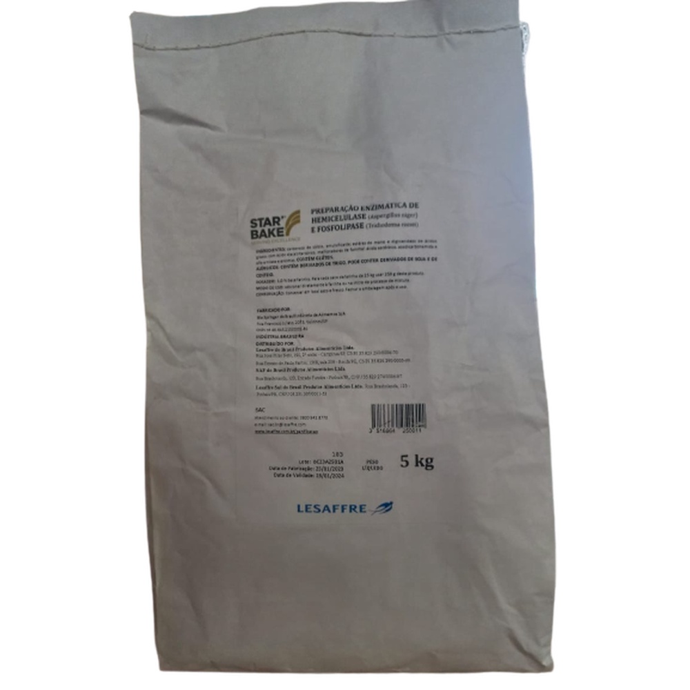 Melhorador Reforçador de Farinha Uno 5kg Star'Bake | Shopee Brasil