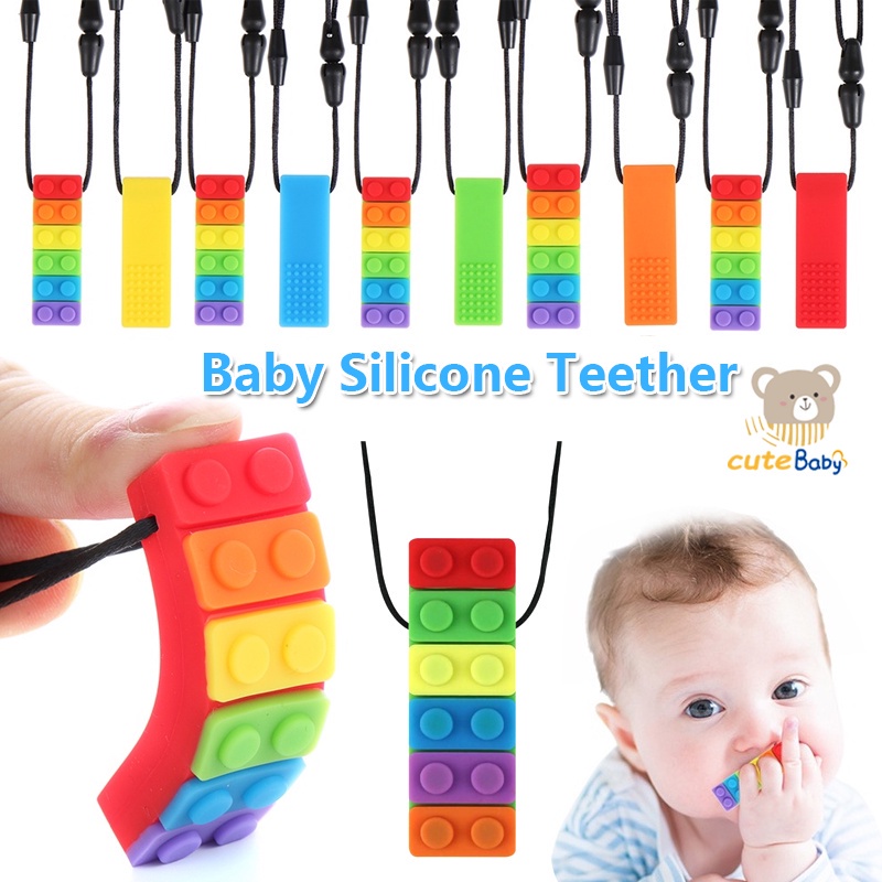 Baby Silicone Teether Kids Mastigando Ferramentas De Terapia Sensorial ...