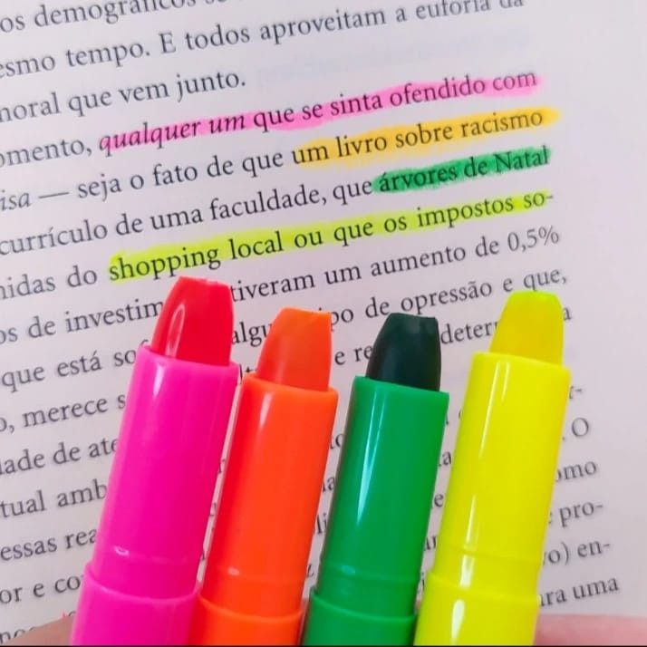 Marca Texto em Gel Kit 4 Cores | Shopee Brasil