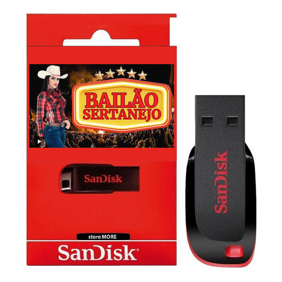Pen Drive Musical - Discografia Completa Bailão Sertanejo | Shopee Brasil