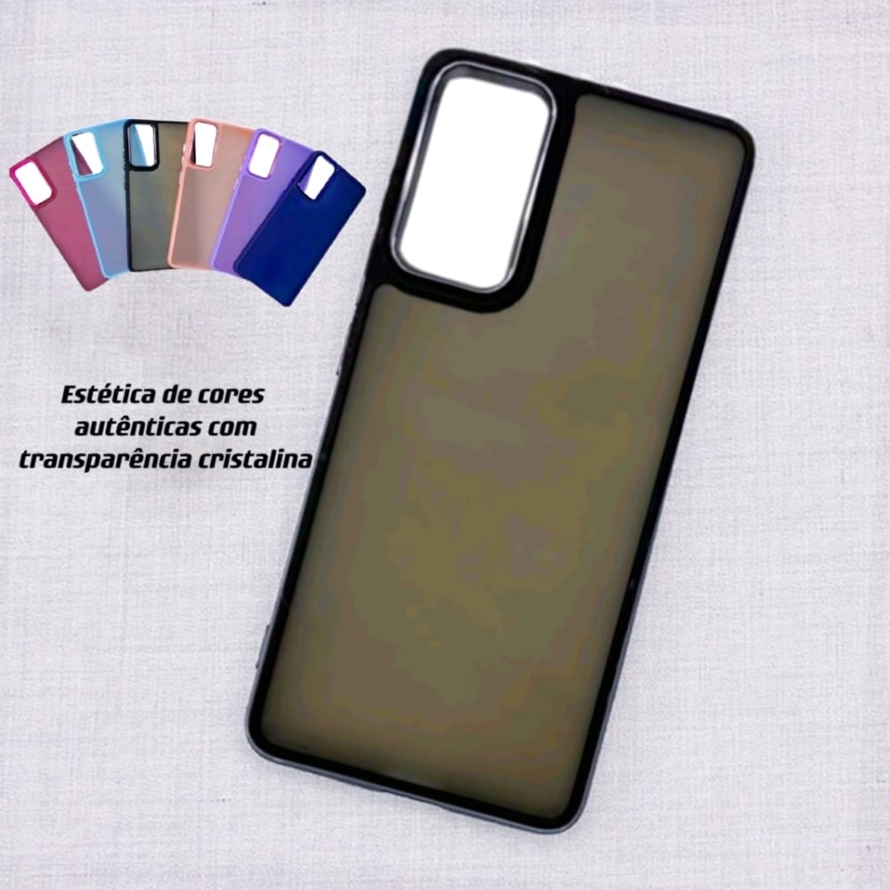 Capa Capinha Space Colorida Com Detalhe Metalizado Samsung A54 5g A34 a24 a14 M54 a15 a25 a35 ...