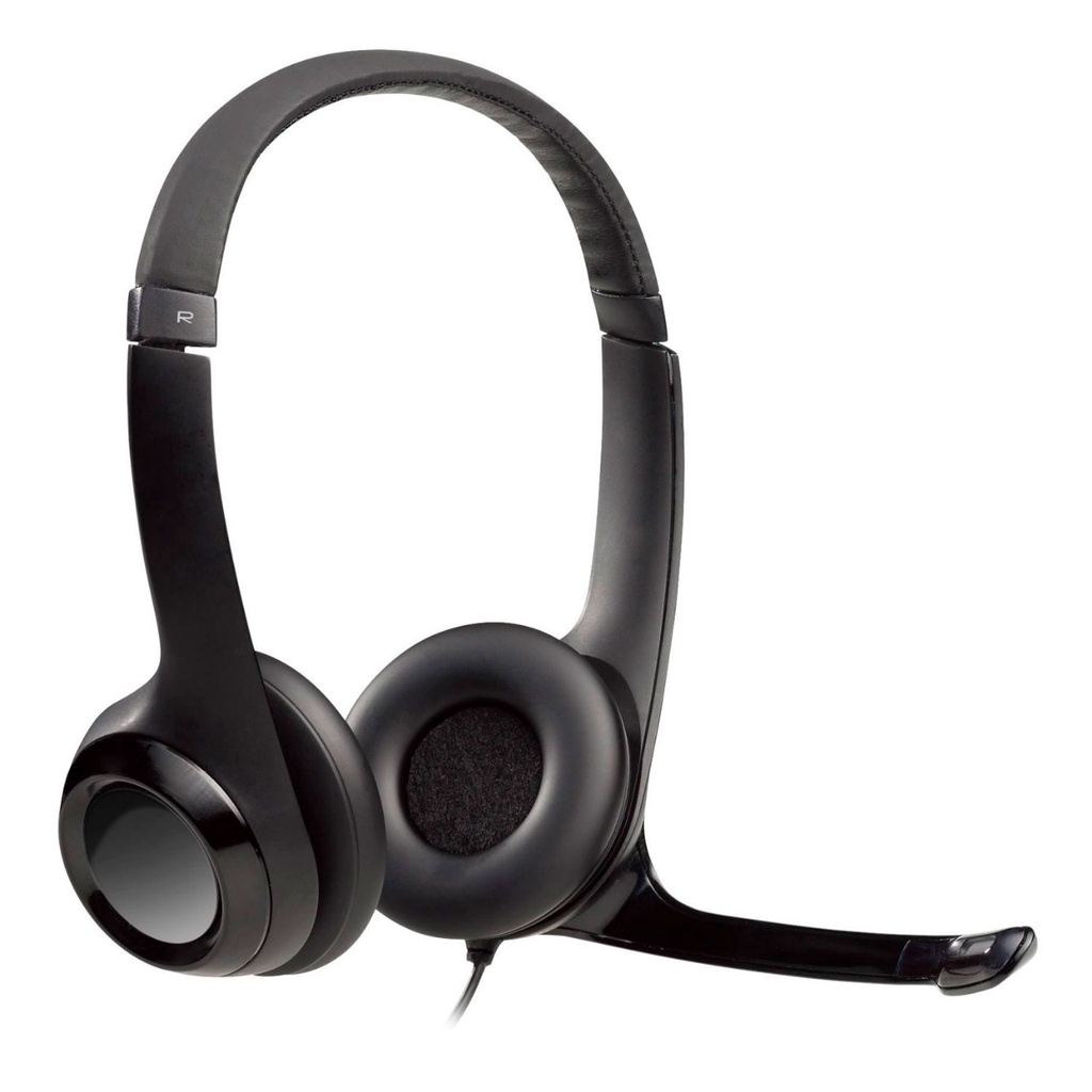 HEADSET LOGITECH H390 USB 981-000014 PRETO | Shopee Brasil