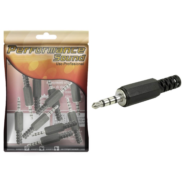 Plug P3 Estereo - Plastico 062-9960 | Shopee Brasil