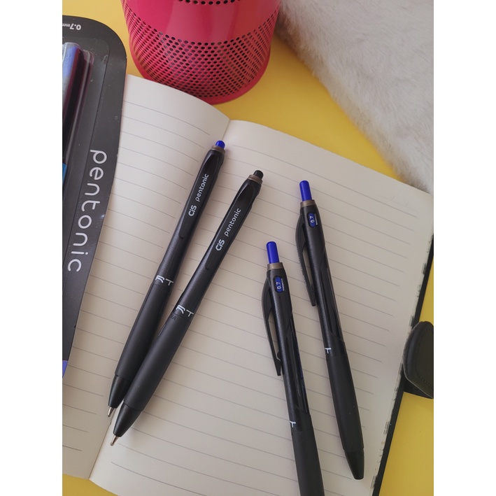 Caneta esferográfica retrátil Pentonic RT 0.7 - Cis | Shopee Brasil