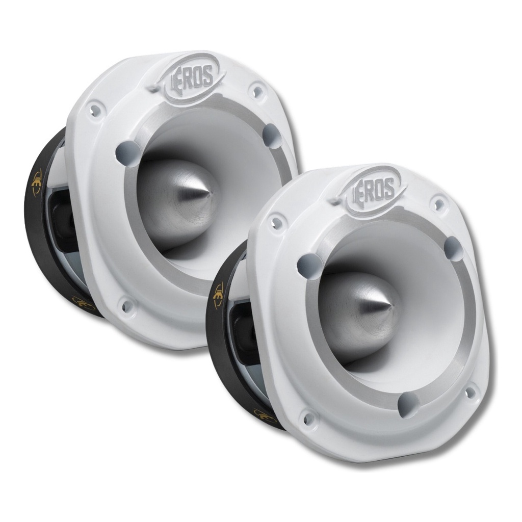 Kit 2 Super Tweeter Eros ETA 44 Trio Branco 300 Watts RMS 8 Ohms ...