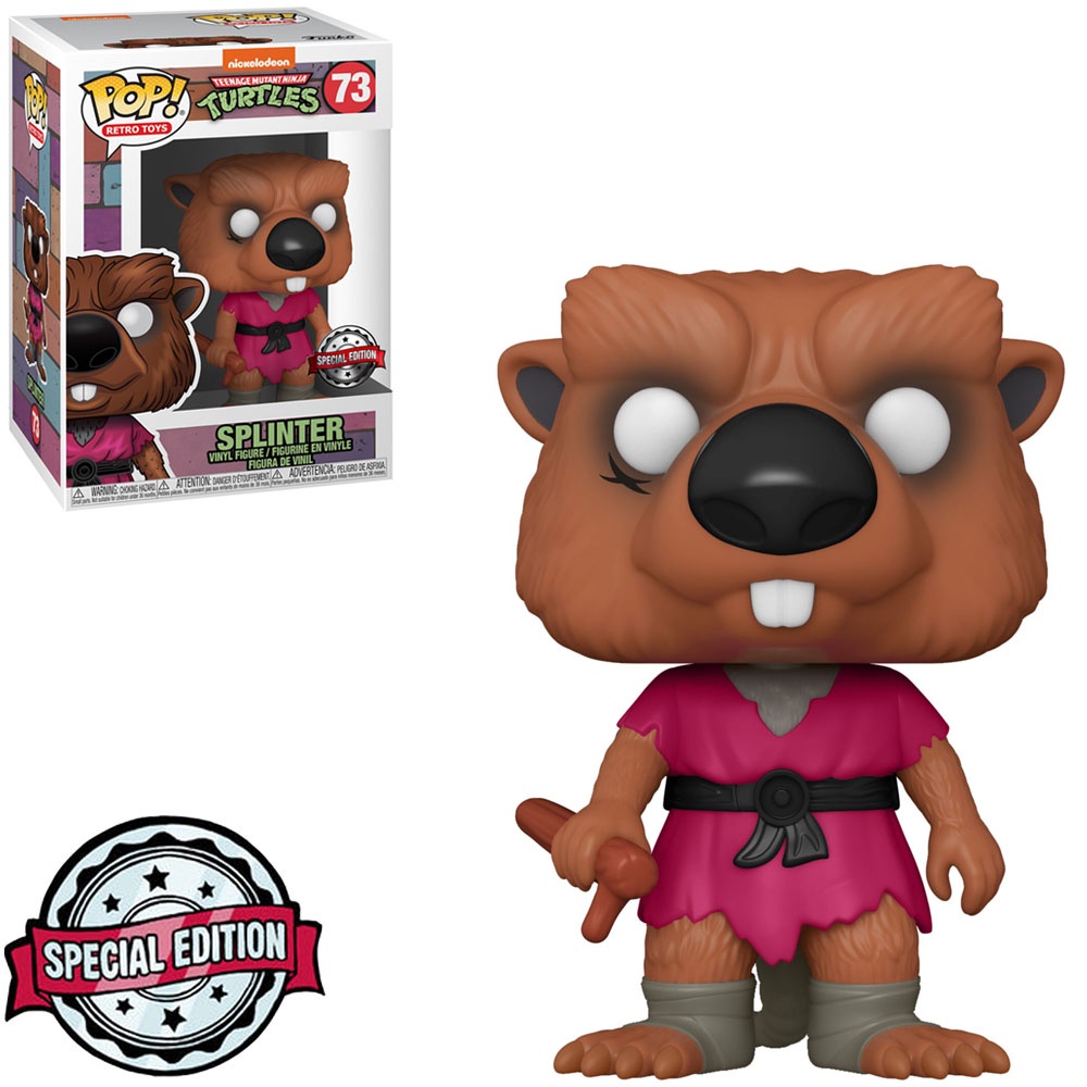 Funko Pop Splinter Tartarugas Ninja #73 Edição Especial | Shopee Brasil