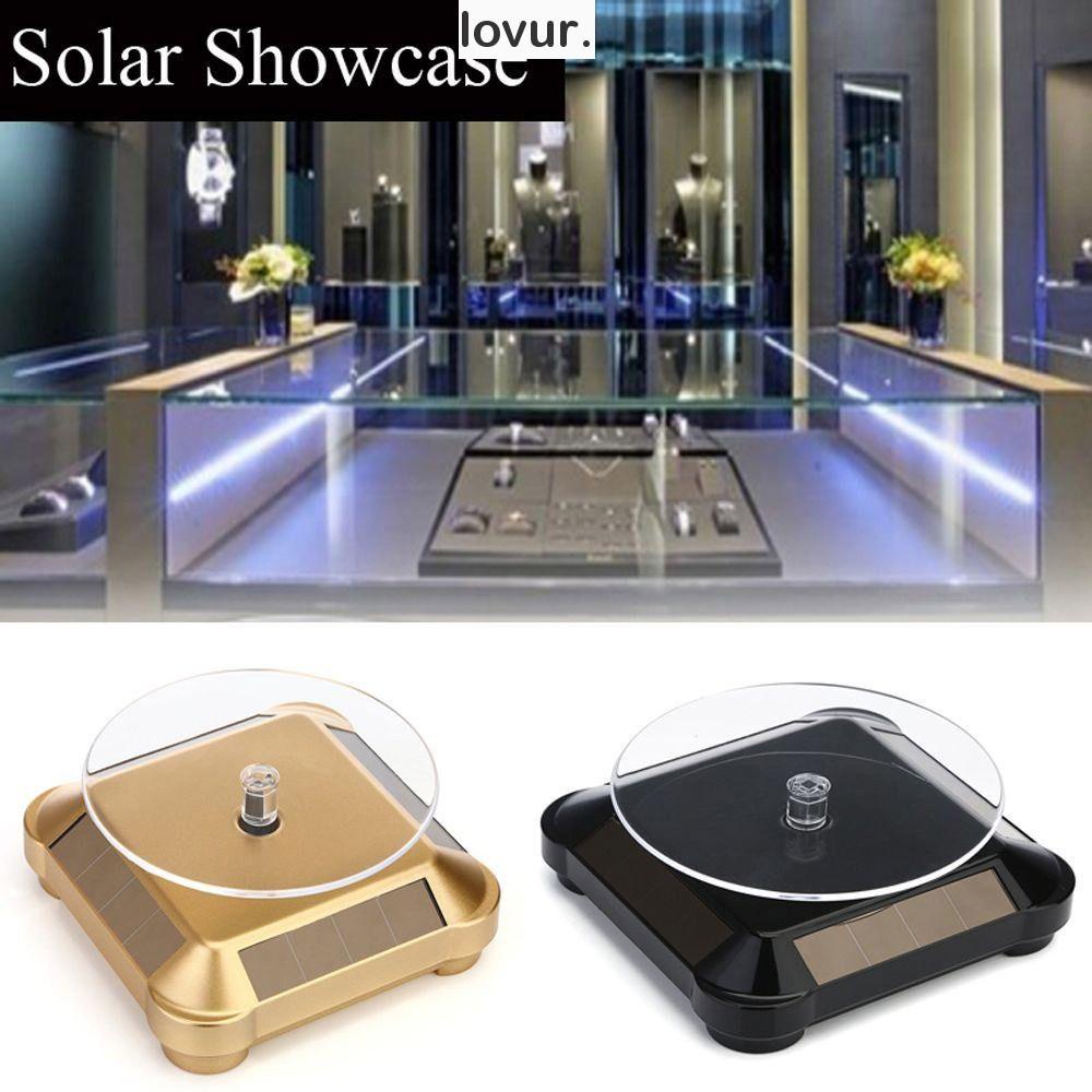LOVUR Expositor De Jóias Solares Mini Suporte Giratório Automático 360 ...