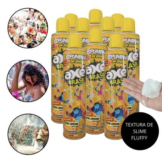 Espuma Neve Spray de Carnaval Kit Com 10 Unidades Espuma Da Alegria ...