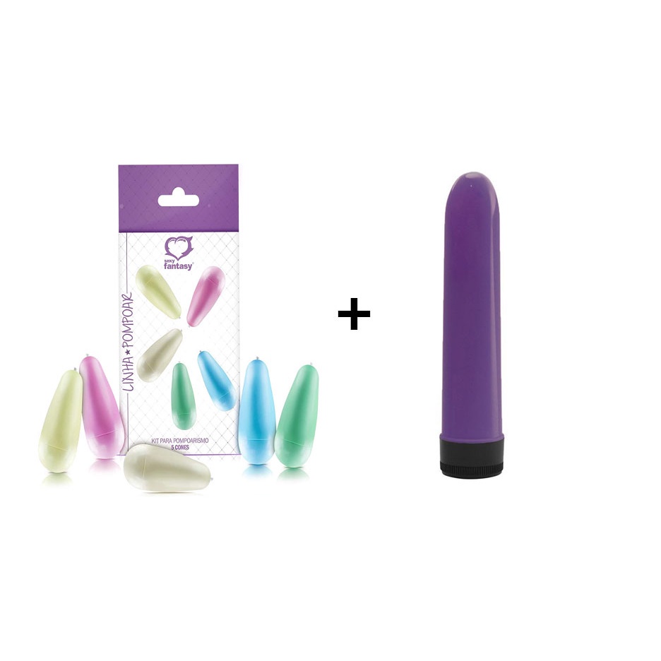 Kit Vibrador Personal Multivelocidades + Pompoarismo Cone Pompoar Ben wa | Shopee Brasil