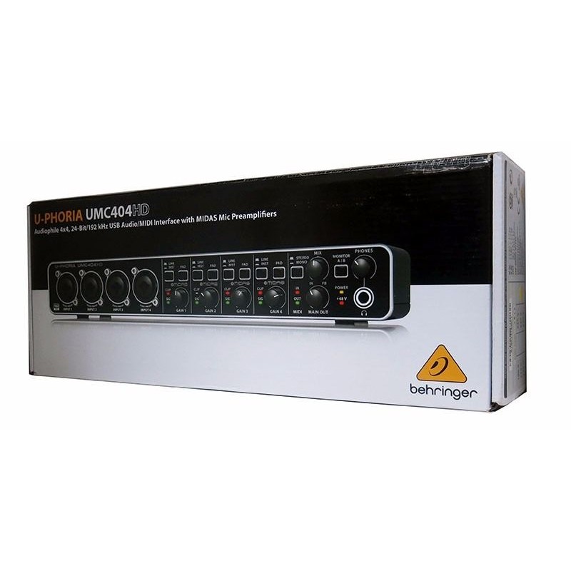 Interface de Áudio Behringer UMC404HD - 192kHz | Shopee Brasil