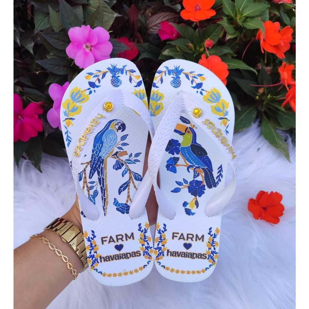 Chinelo havaianas,farm,feminino | Shopee Brasil