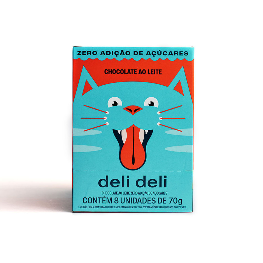 Deli Deli Chocolate Ao Leite 70g Goldko | Shopee Brasil